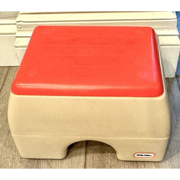 Little Tikes | Toys | Little Tikes Orange And Beige Step Stool 23 1985 ...